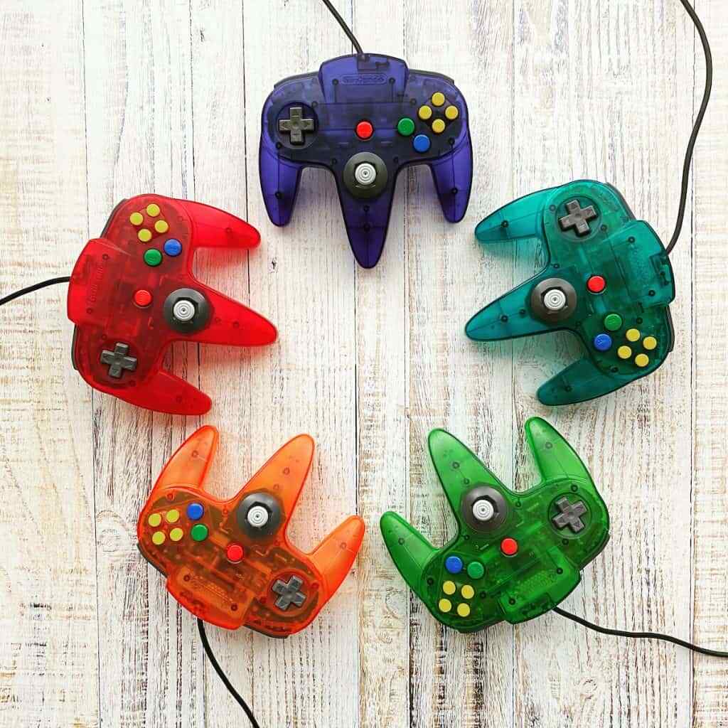 Nintendo 64 C Thru Transparent Funtastic Controller See Through Clear ...