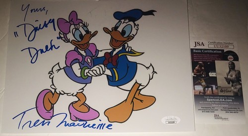 TRESS MACNEILLE SIGNED AUTOGRAPHED DAISY DUCK 8X10 PHOTO JSA COA ...