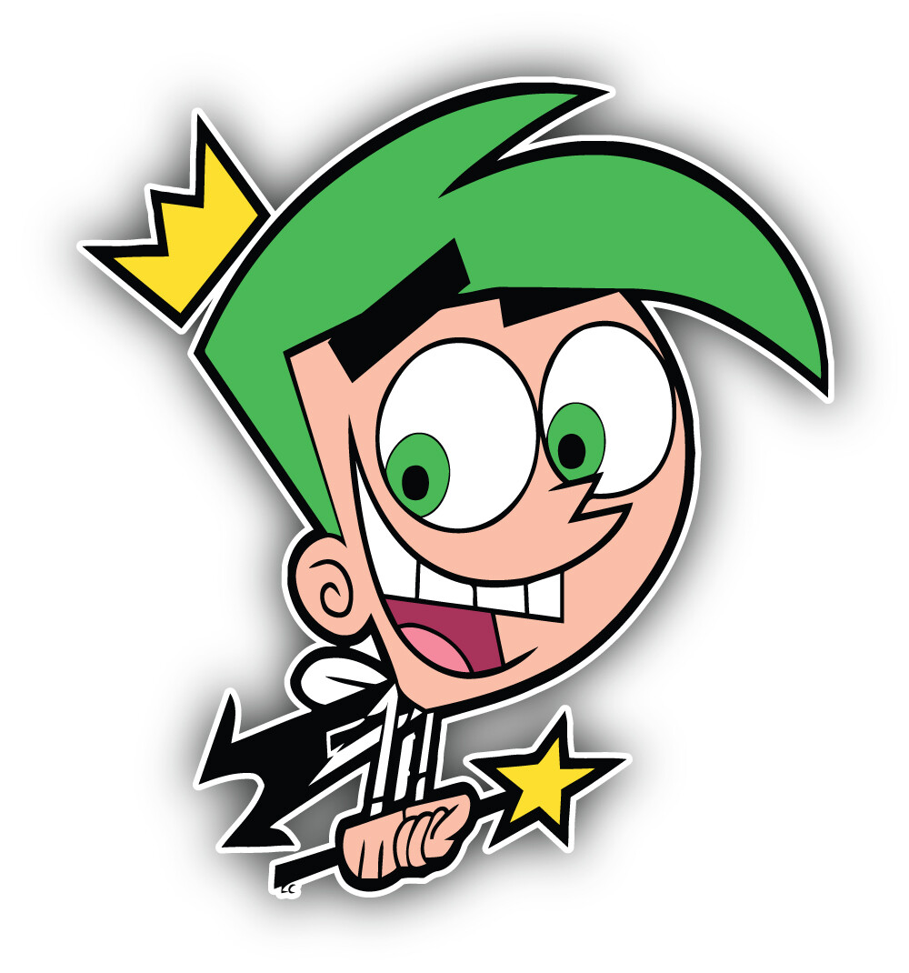 Fairly OddParents Cartoon Cosmo Sticker Bumper Decal - ''SIZES'' | eBay