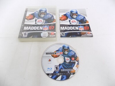Mint Disc Playstation 3 Ps3 Madden NFL 07 2007 - Inc Manual NTSC Free ...