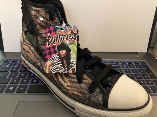NEW PUNKROSE SEQUIN TIGER HI-TOP FASHION SNEAKERS/SHOES SIZE 9 | eBay