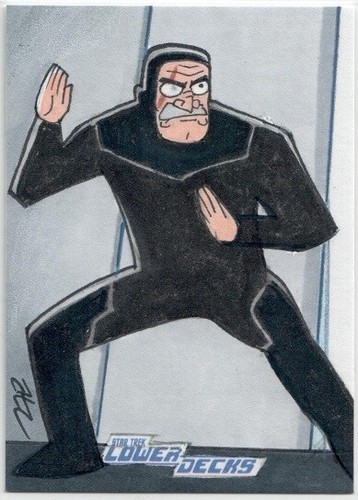Star Trek: Lower Decks - Adam Cleveland - Lieutenant Shaxs - Sketch ...