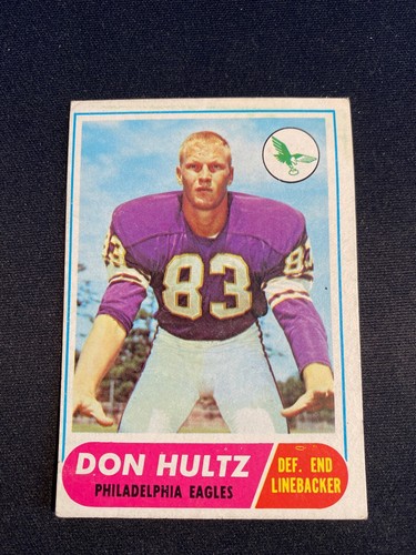 1968 TOPPS FOOTBALL #6 DON HULTZ!! $1 SHIPPING!! | eBay