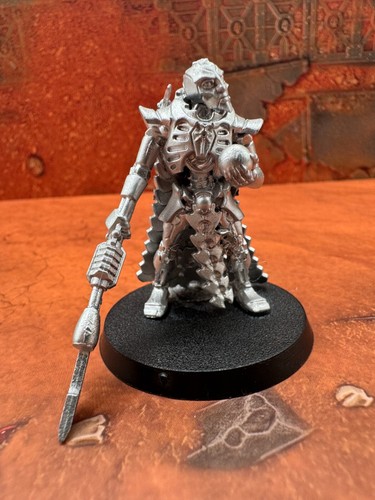 NECRON OVERLORD SCYTHE CUSTOM HEAD BUILT Necrons Warhammer 40K | eBay