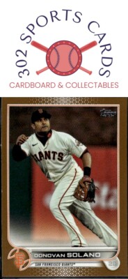 2022 Topps #426 Donovan Solano Gold #/2022 | eBay
