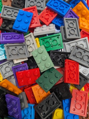 265pcs LEGO 2x3 Plates (3021) Mixed Colors Used Bulk | eBay