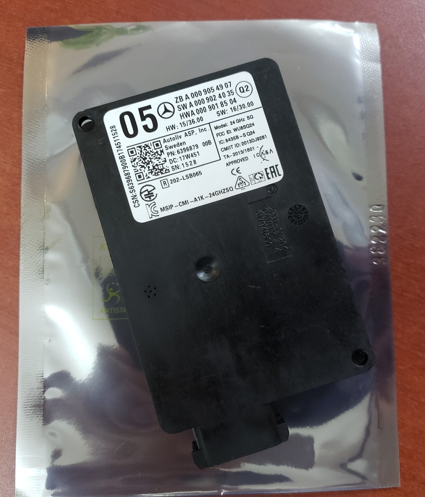 Mercedes-Benz GLA X156 Front Radar Sensor A0009052804 OEM for sale ...