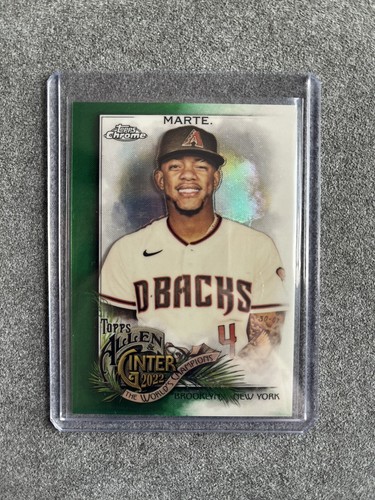 2022 Allen and Ginter Chrome Green /99 Starling Marte - New York Mets ...