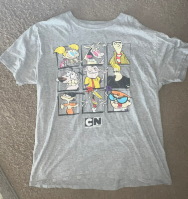 Official Cartoon Network Shirt Gray Size XL TV Shows Kids Characters ...