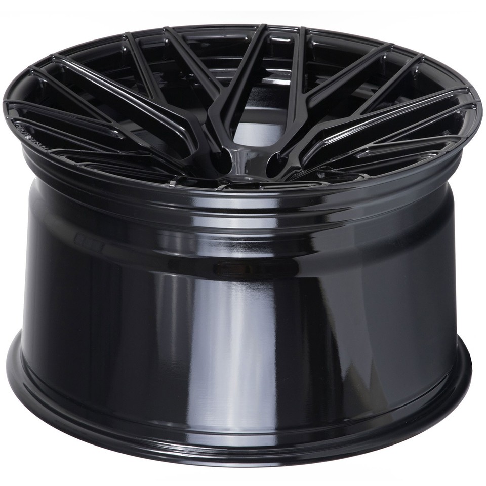 19" ROHANA RFX10 GLOSS BLACK STAGGARD RIMS WHEELS FOR LEXUS IS250 IS300 ...