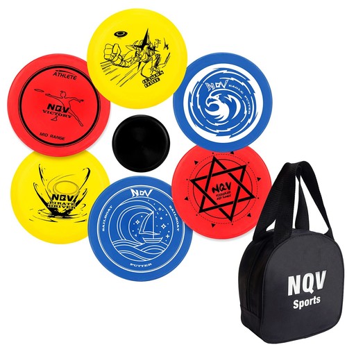 Disc Golf Set,Disc Golf Starter Set-6 Pack Driver, Mid-Range and Putter ...