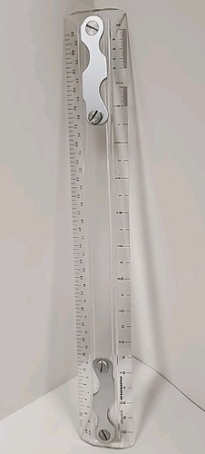 Vintage Rumold 13" Drafting Machine Scale Ruler ~ 6007121 | eBay