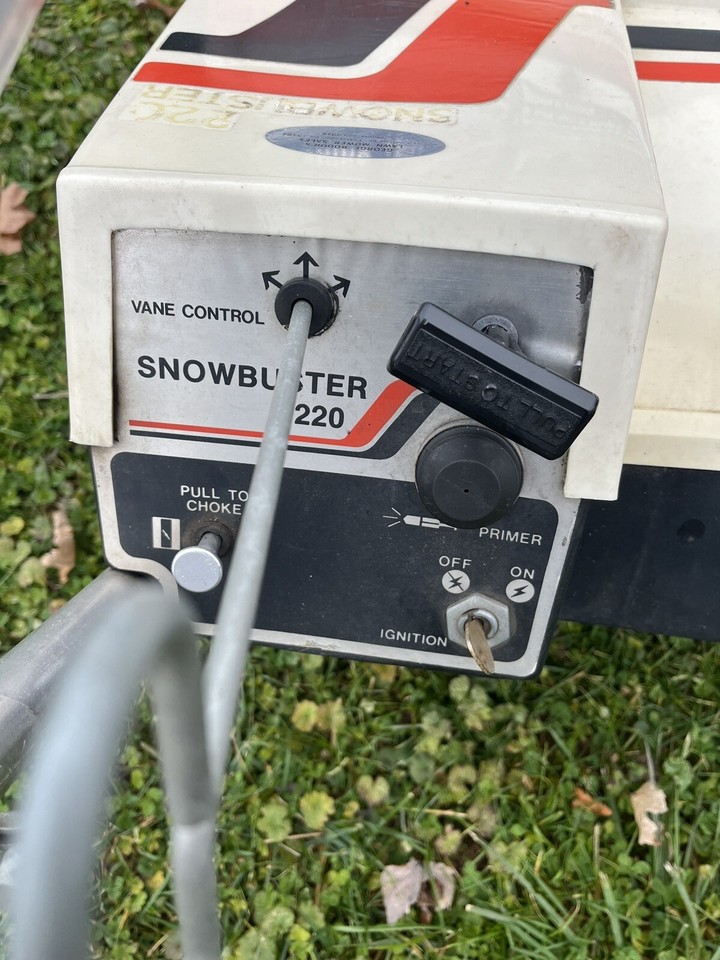 Simplicity 20” Sonwbuster 220 2 Cycle Gas Snow Blower 50:1 Model ...