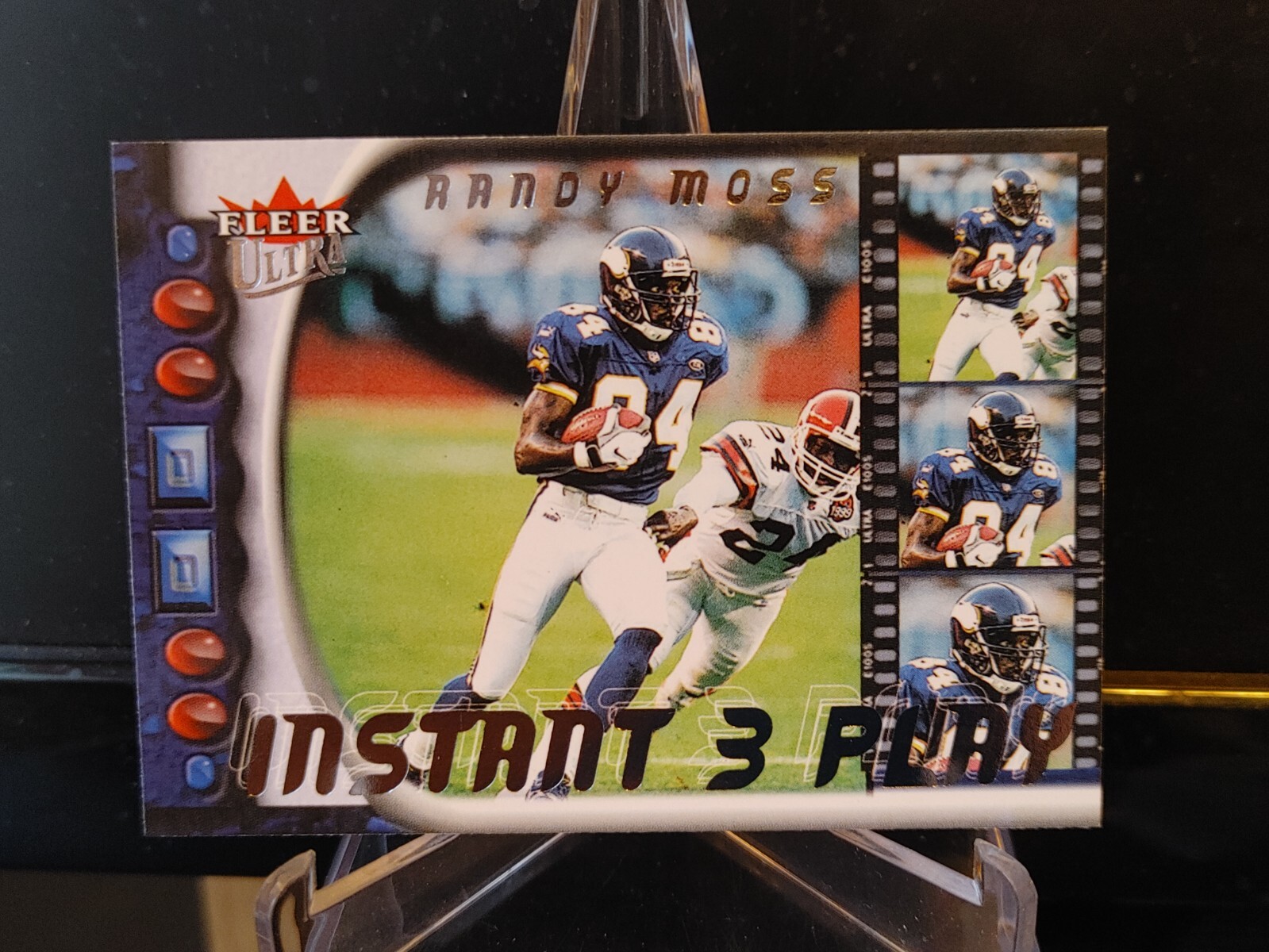Randy Moss 2000 Fleer Ultra Instant 3 Play #6 of 15 IP - Minnesota ...