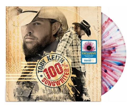 100% SONGWRITER By Toby Keith LP ALBUM RECORD Exclusive Splatter VINYL ...