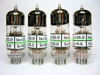 6N6P / 6N6 / 6Н6П MATCHED QUAD (4pcs) 1970's Vacuum TUBES NEW NOS | eBay
