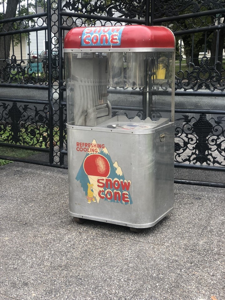 Rare Original 1950s Polar Pete Snow Cone Vending Machine Street Vendor ...