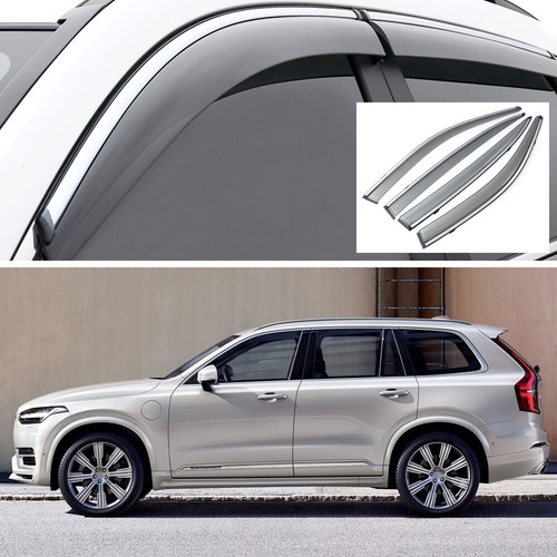 Car Window Visor Vent Shade Deflector Sun/Rain Guards for Volvo XC90 ...