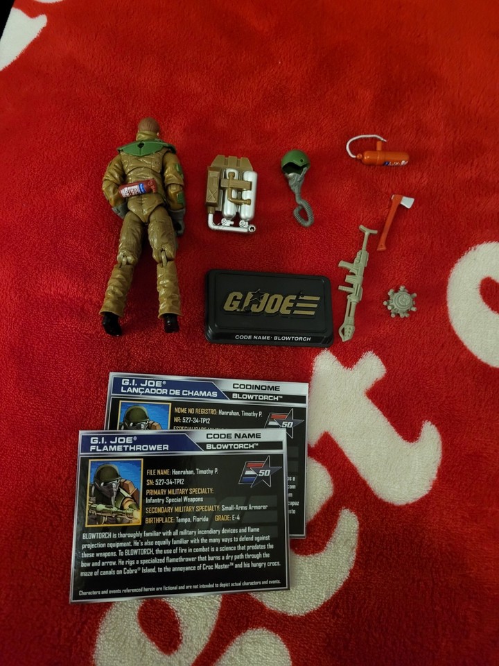 Modern GI Joe Action Figure 2015 Blowtorch V5 Near Complete with FC | eBay