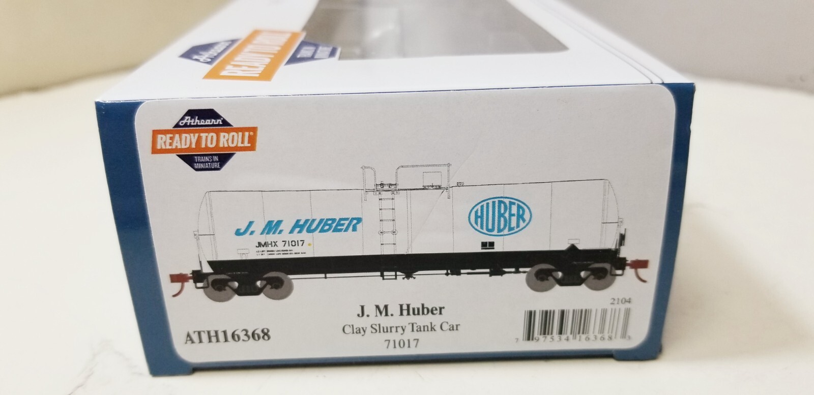 JM Huber 16,000 Gallon Clay Slurry Tank JMHX 71017 Athearn 16368 HO ...