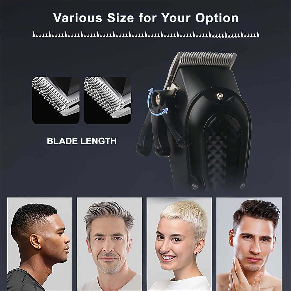Professional Hair Cut Machine Barber Salon Cutting Trimmer Clipper Kit ...