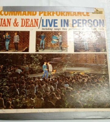 ORIGINAL VINYL LP JAN & DEAN “COMMAND PERFORMANCE / LIVE IN PERSON” | eBay
