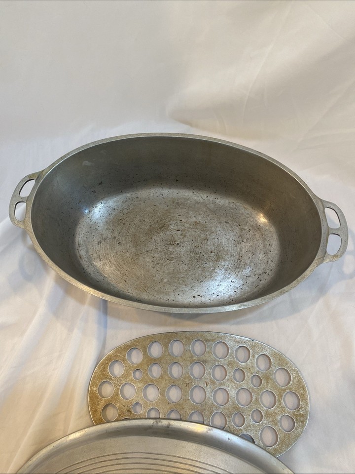 WAGNER WARE SIDNEY O MAGNALITE ALUMINUM OVAL ROASTER #263 USA | eBay