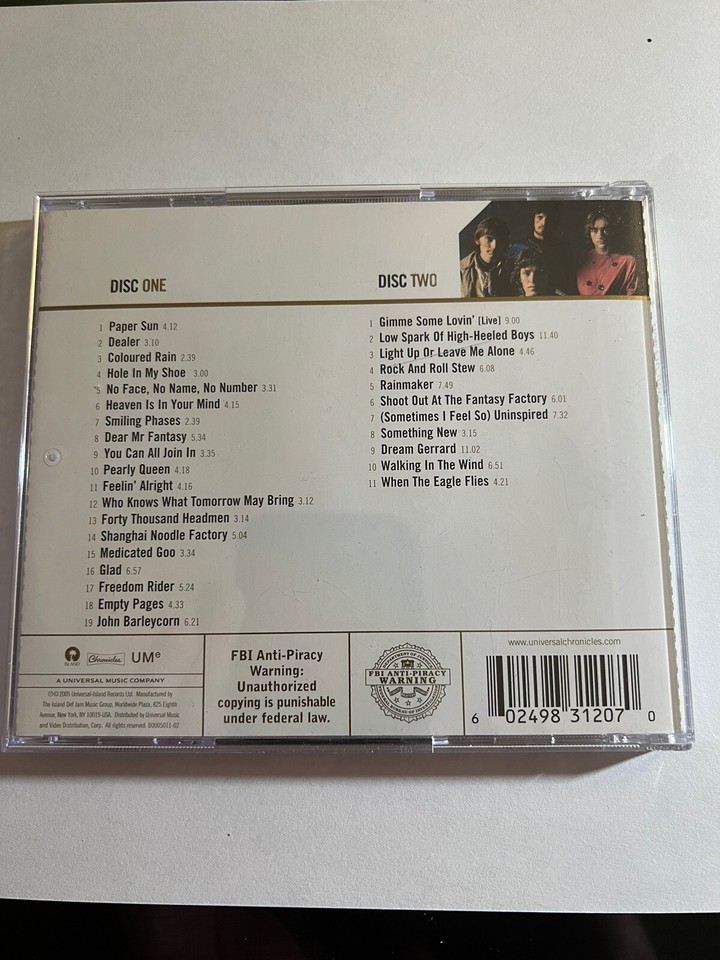 Traffic - Gold - 2 CD Set! Steve Winwood! | eBay