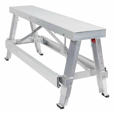GypTool Adjustable Height Drywall Taping & Finishing Walk-Up Bench: 18 ...