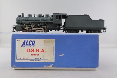 HO Brass Model - ALCO S-101 USRA 0-6-0 Steam Locomotive Switcher - Fair ...