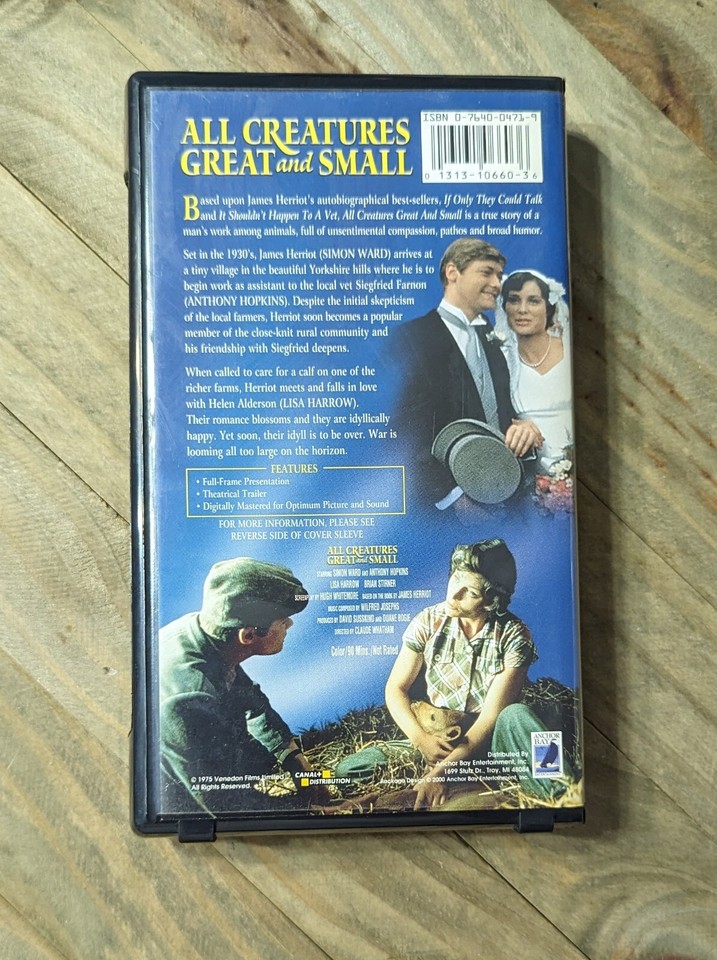 All Creatures Great and Small (VHS, 2000, Collector’s Edition Clamshell ...