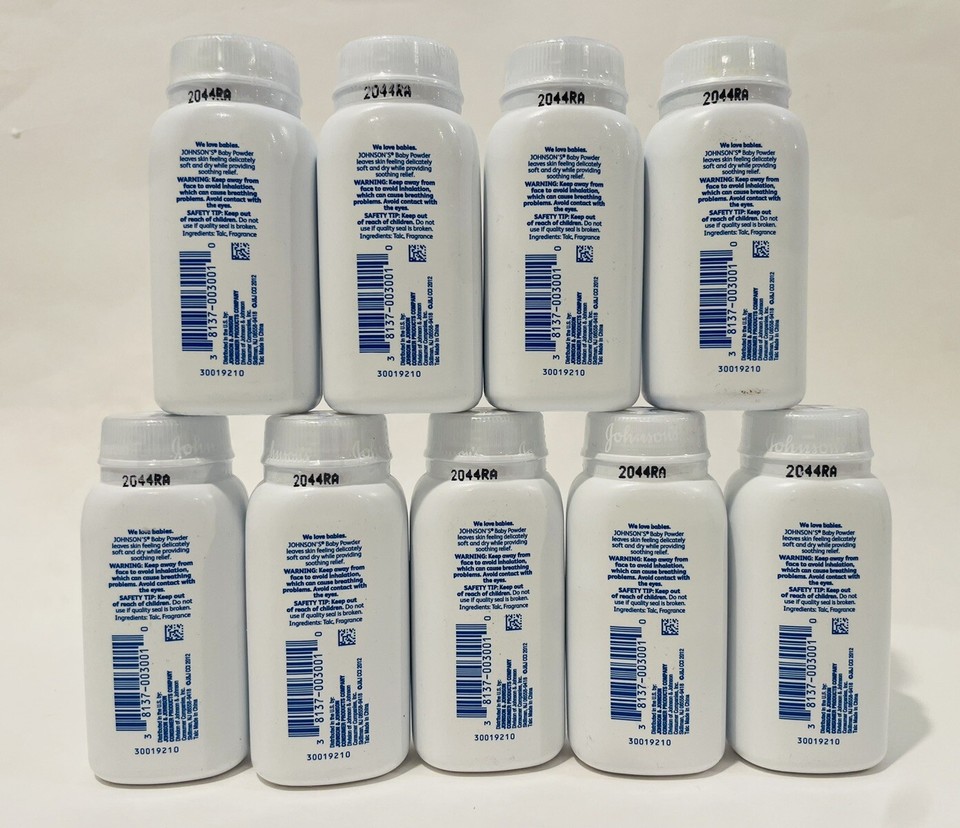 9-Pack of Johnson's Baby Powder Original Talc Formula 1.5 Oz (13.5 Oz ...