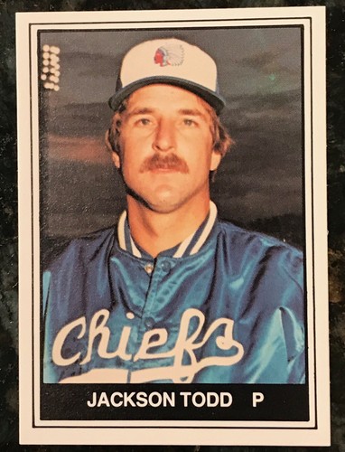1982 TCMA Syracuse Chiefs #9 JACKSON TODD Minor League Card | eBay