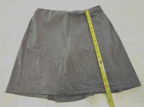 SELF EXPRESSIONS WOMENS BODYCON SHAPER SKIRT SKORT WITH BUILT SHORTS ...