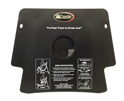 AbCoaster PS500 Miscellaneous Seat Support Frame Placard PS500-SSFA | eBay