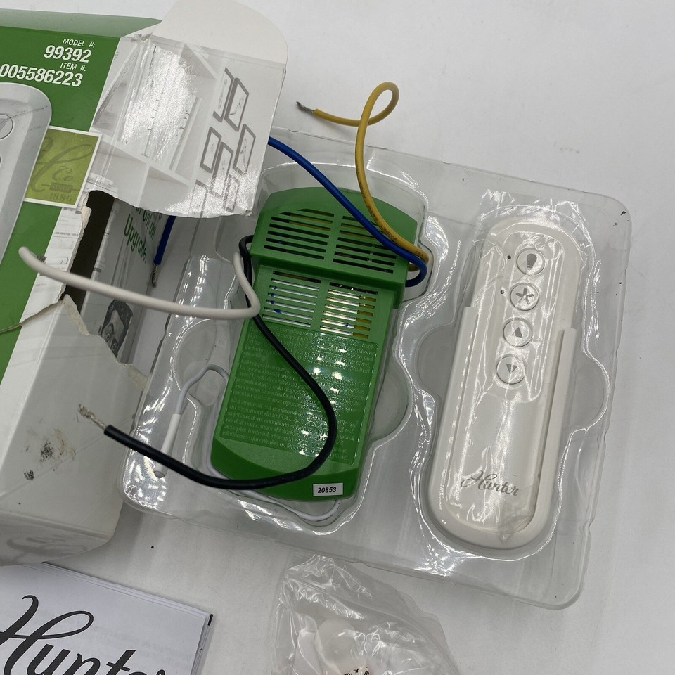 Hunter Universal 3-Speed Ceiling Fan Handheld Remote Control - White ...