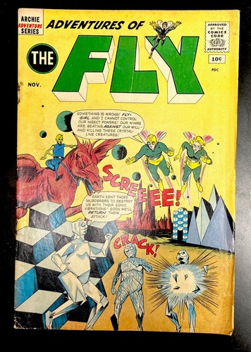 Adventures of The Fly #16 1961 Archie Comics Fly Girl Final 10 ...