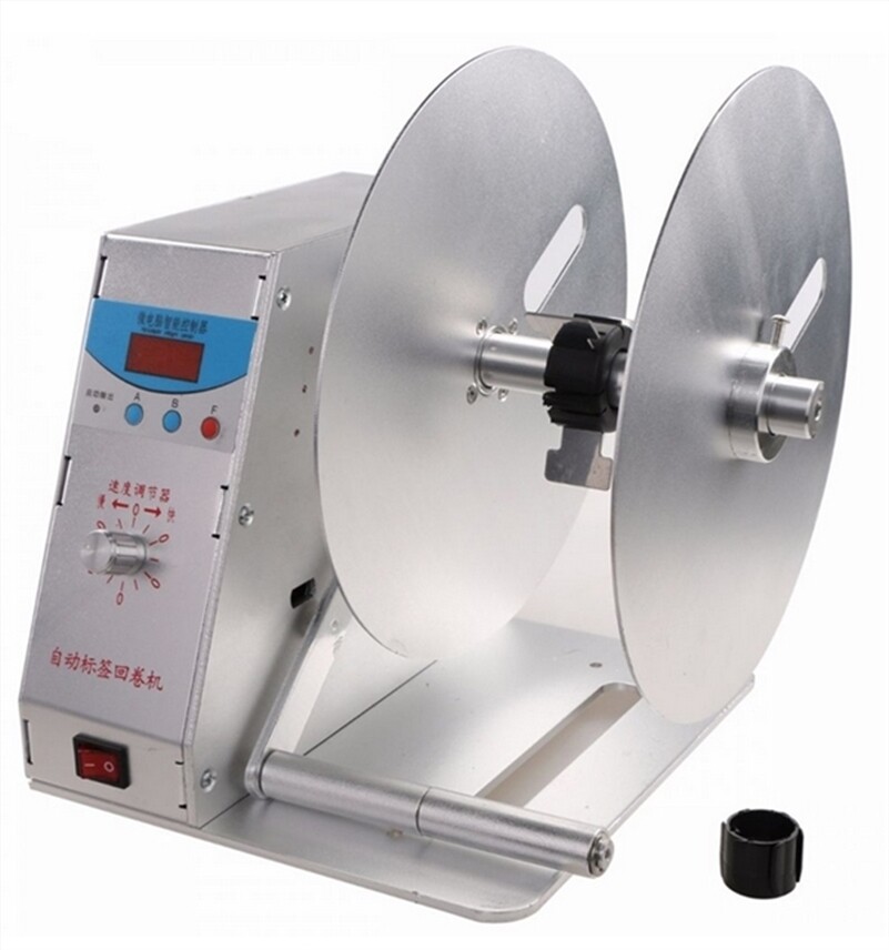 220V Automatic Label Rewinder Machine Speed Adjustment For 1 15.7 Core ...