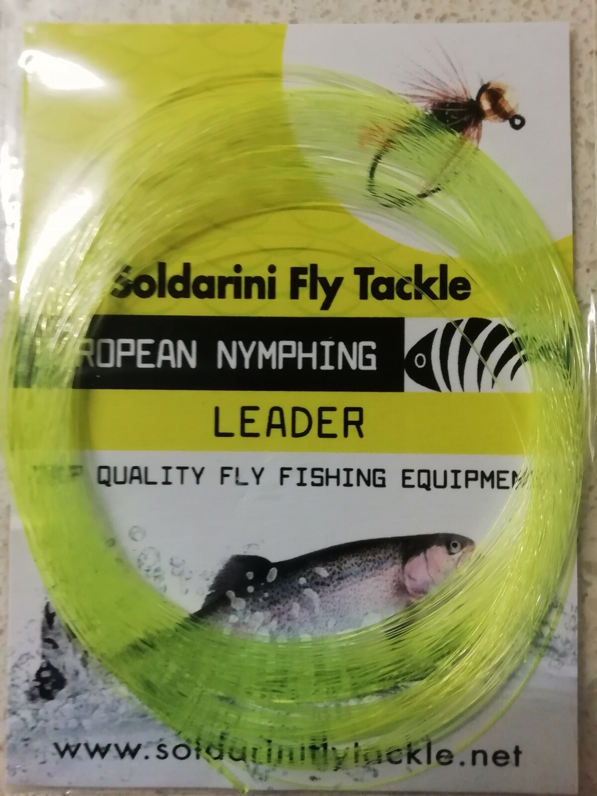 Soldarini European Tapered Nymphing Leader, 10Mts , French or Czech ...