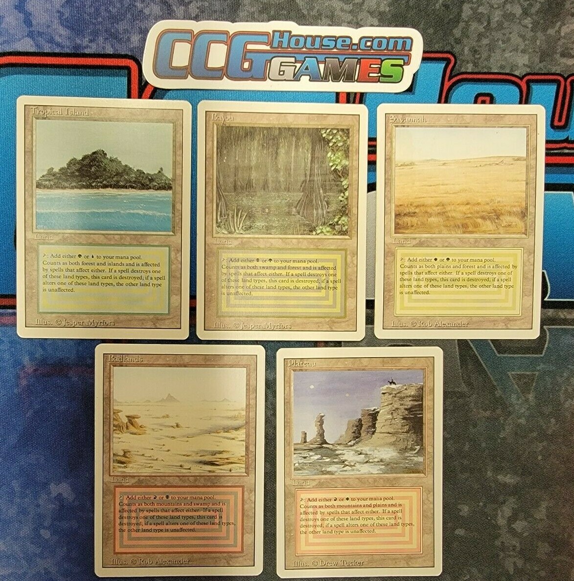 Revised Complete Set MTG Magic the Gathering 1994 Vintage Legacy Dual ...