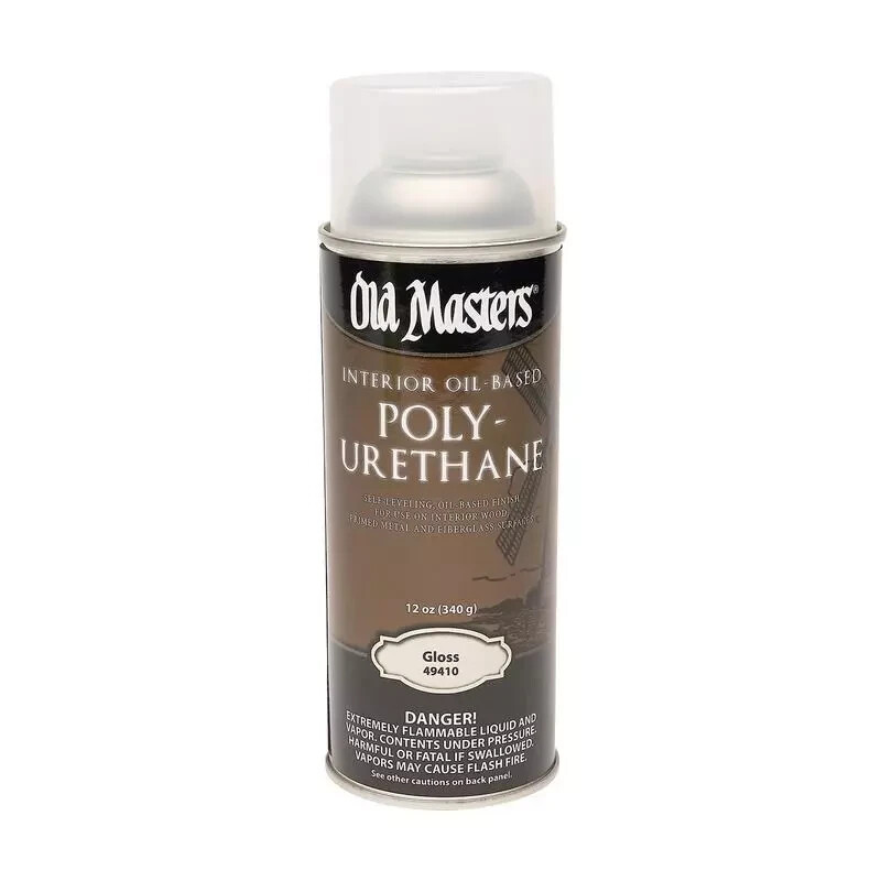 Old Masters Gloss Clear Oil-Based Polyurethane Spray 12.8 oz. Each - 3 Pack | eBay