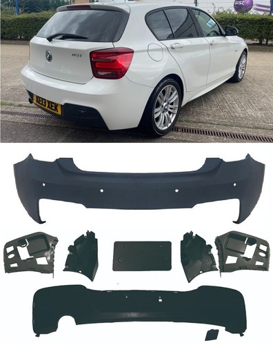 BMW 1 SERIES F20 F21 11-15 PRE LCI M SPORT LOOK STYLE REAR BUMPER KIT ...