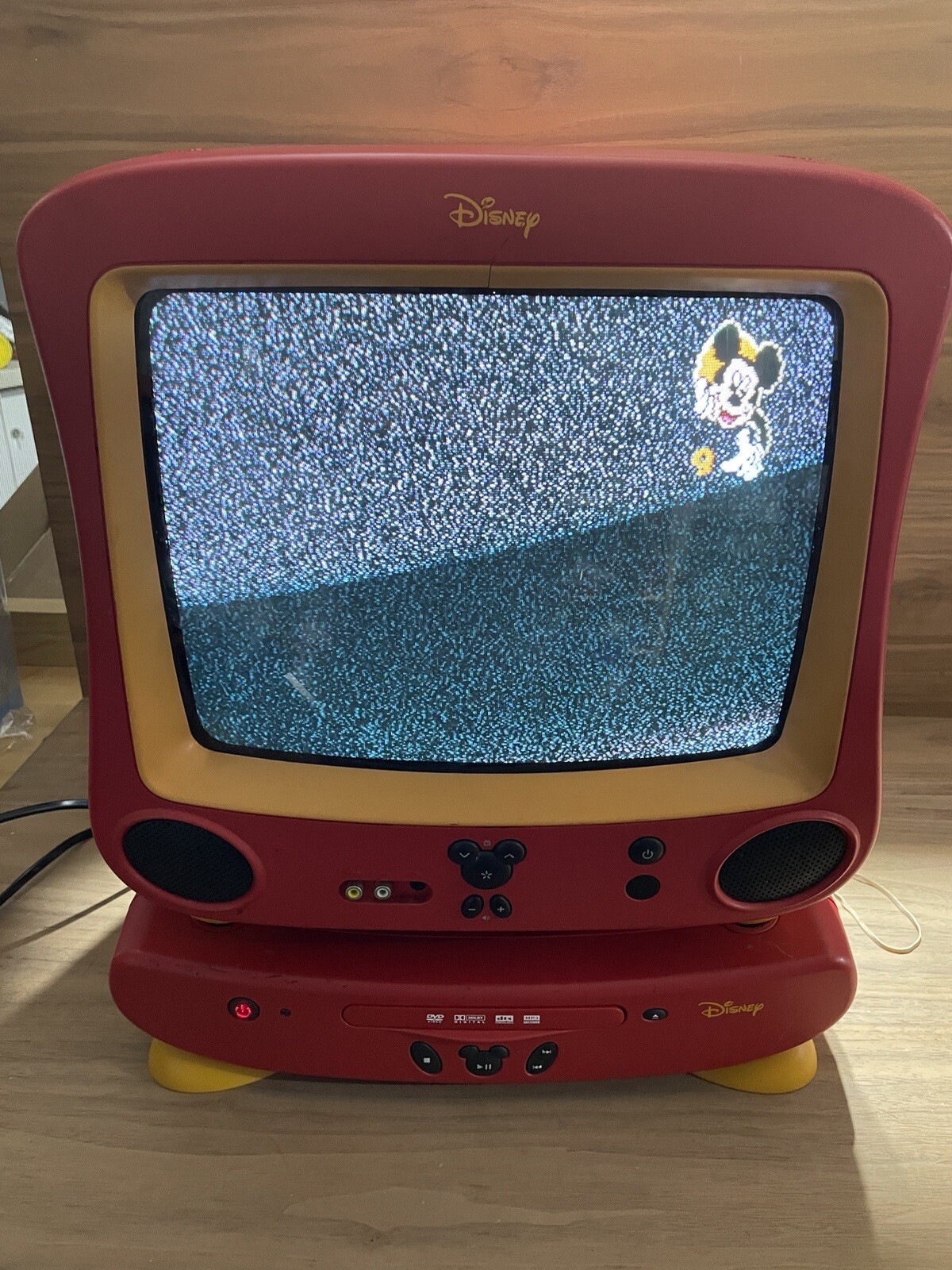 Disney Mickey Mouse Retro CRT Television - With DVD Player - Tested | eBay