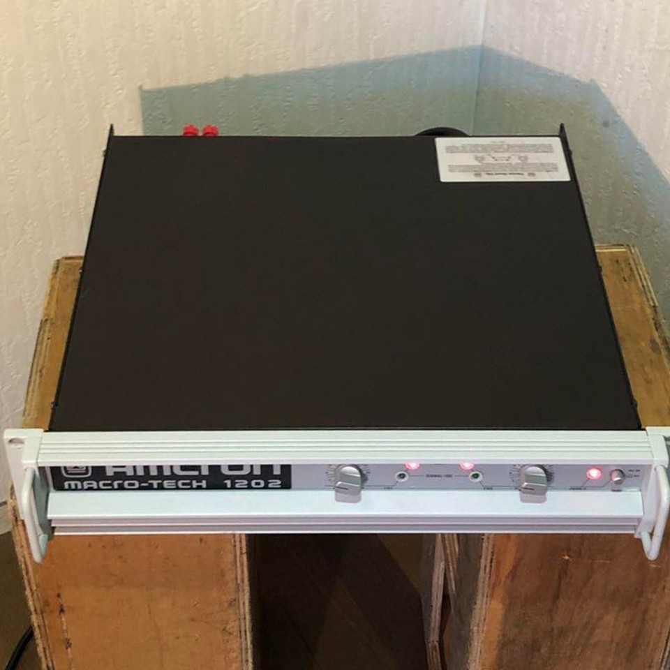 AMCRON MACRO-TECH Series 1201 Power Amplifier Audio Equipment Japan ...