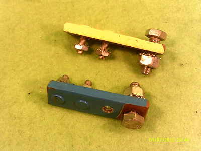 LAMBDA EMI DC POWER SUPPLY EMS BUSS BAR TERMINALS STRIP BUSSBAR BLUE ...