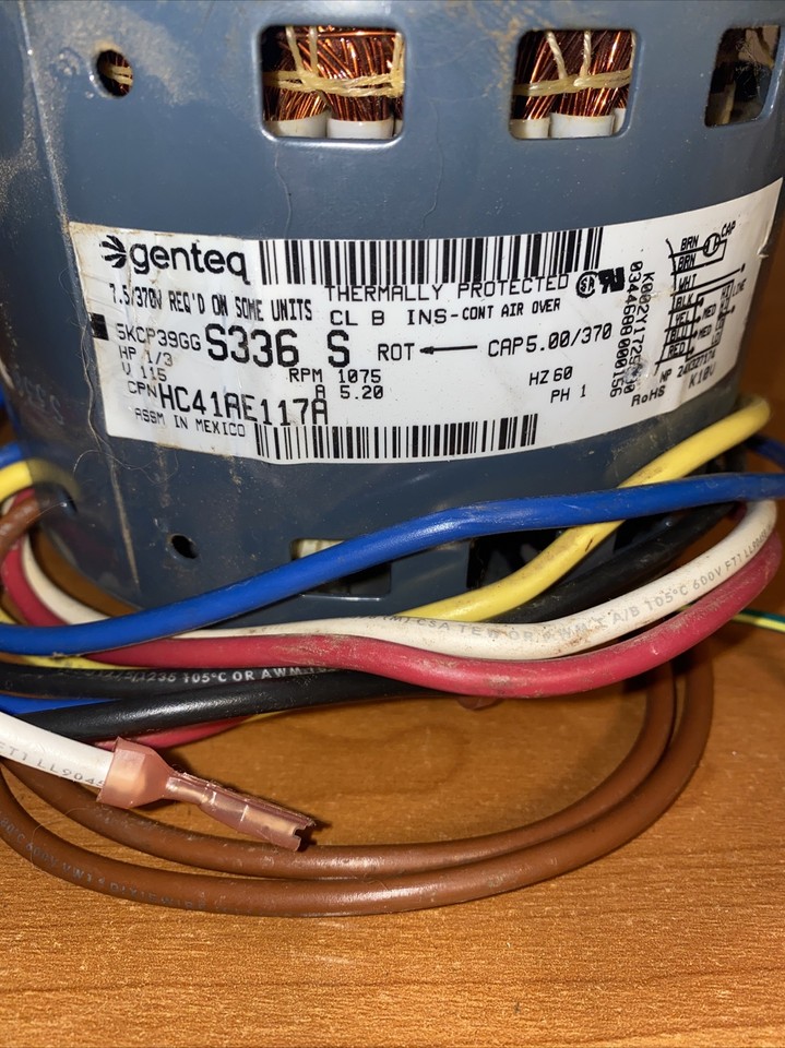 Genteq Blower Motor 5KCP39GG HC41AE117A | eBay