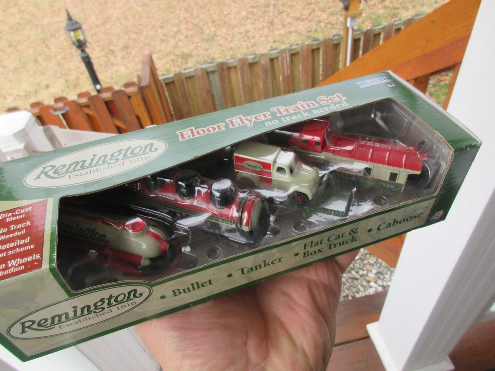 Gearbox 00293 Remington Floor Flyer 4 Piece Diecast Train Set~~NEW!! | eBay