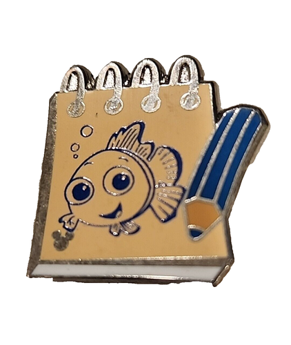 Finding Nemo WDW - Sketch Pads Set - Hidden Mickey 2014 Disney Pin ...