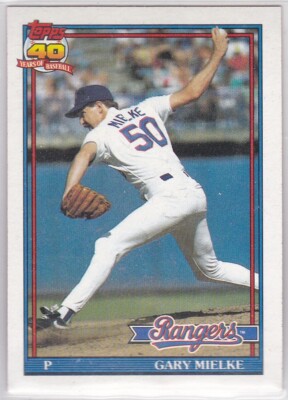 M) 1991 Topps Baseball Trading Card - Gary Mielke #54 | eBay