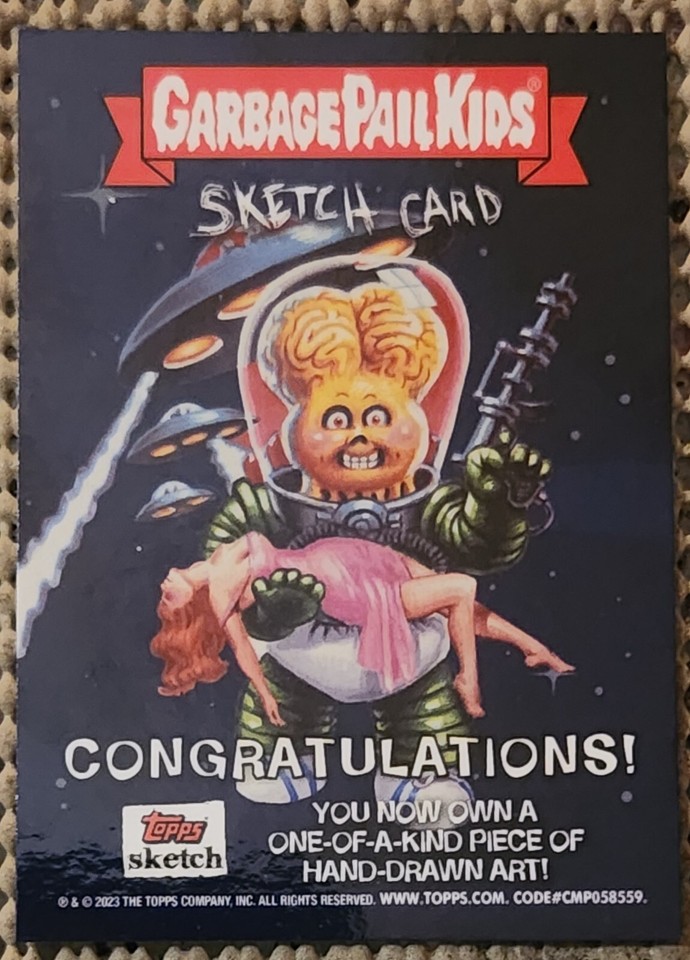 SKETCH CARD: OVER-RIPE MELANIE WALTER MELON INTERGOOLACTIC GPK BOBBY ...